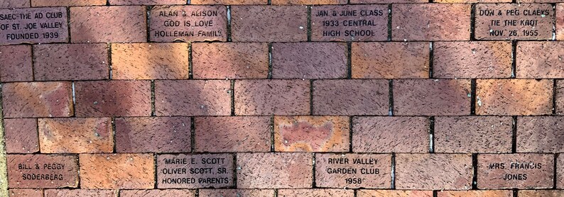 Custom Laser Engraved Brick - Etsy