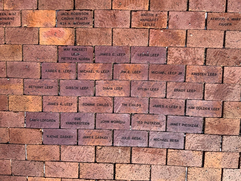 Customizable Laser Engraved Brick 8x8 4x8 or 2x8 - Etsy