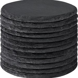 Custom Slate Coaster 4x4 In. With Foam Feet - Laser Engraved W/ Text ...