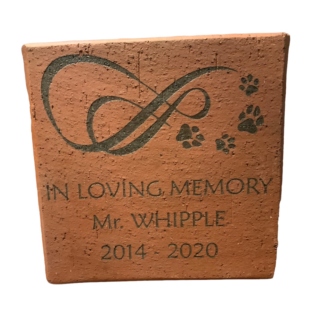 Customizable Laser Engraved Brick Personalized Images and Text. Pet ...