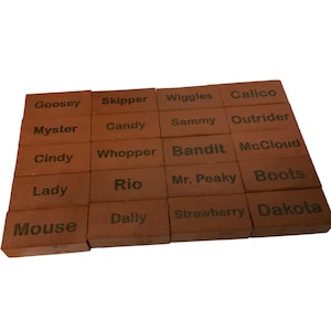 Customizable Laser Engraved Brick (8x8, 4x8 or 2x8) Personalized Images ...