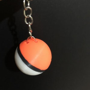 Pokeball Keychain - Etsy