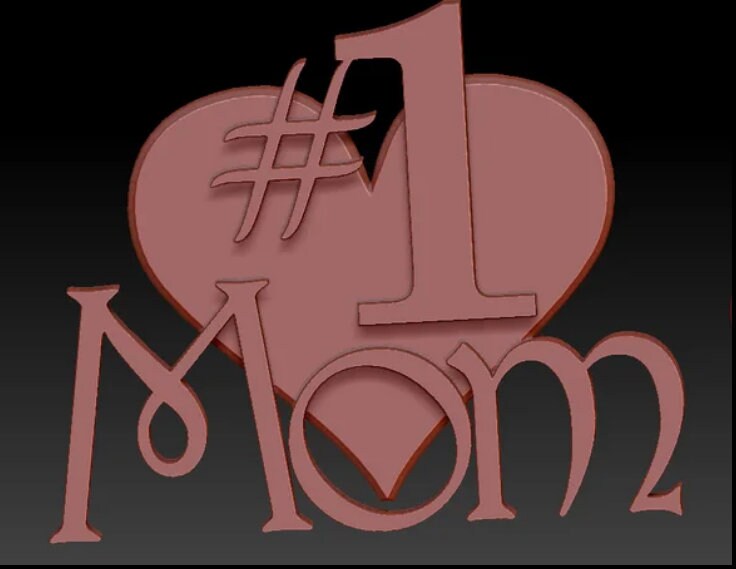 Number One Mom - Etsy
