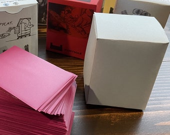 75 Card Magic Deck Box Template for Standard Sleeved Decks and for 100 ...