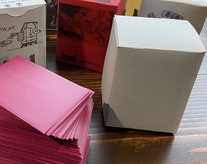 100 Card Commander Magic Deck Box Template (for Standard Sleeved Decks ...