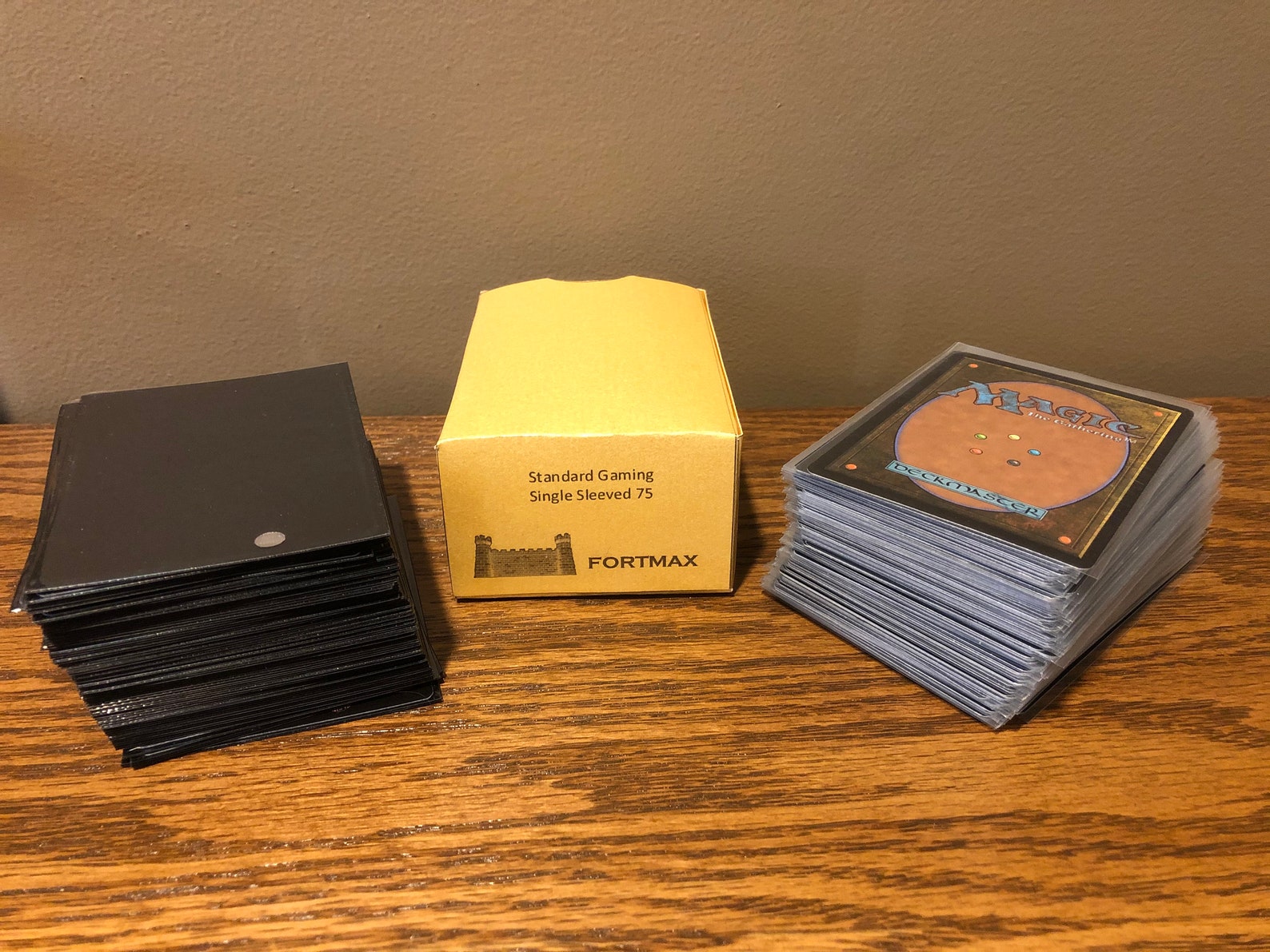 75 Card Magic Deck Box Template (for Standard Sleeved Decks) and for ...