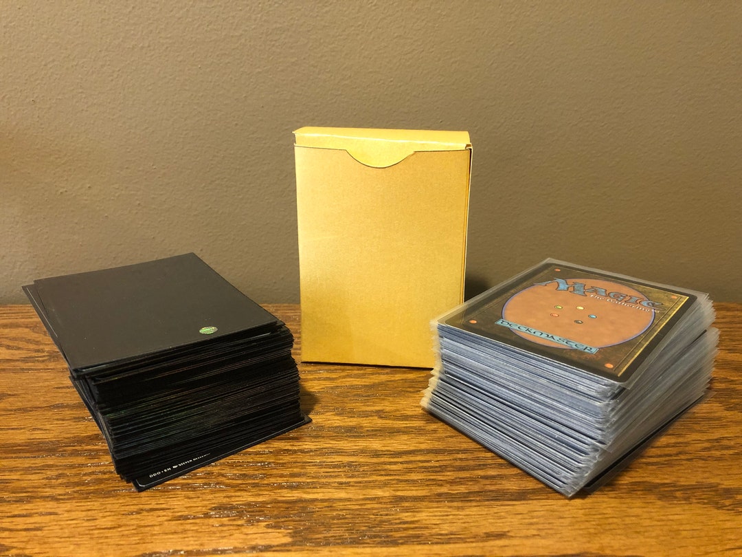 75 Card Magic Deck Box Template (for Standard Sleeved Decks) and for ...