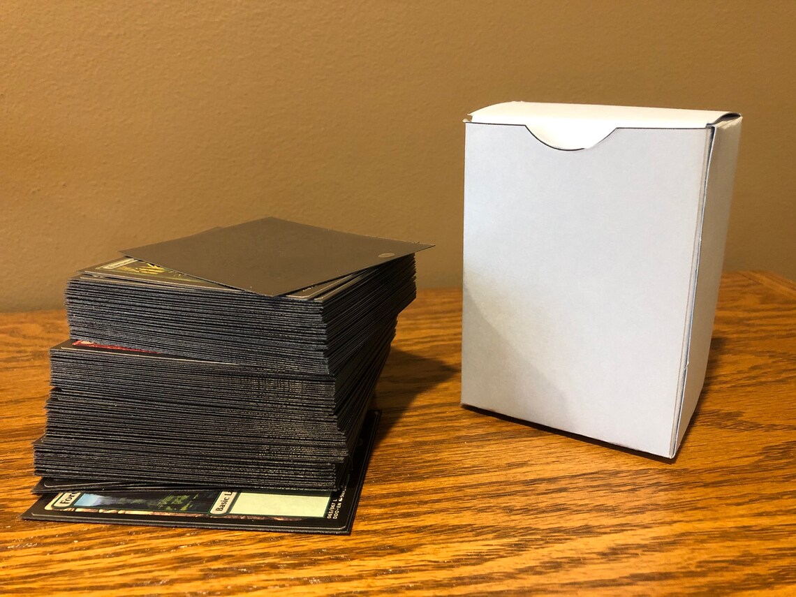 100 Card Deck Box Template