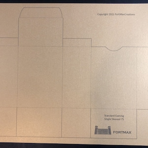 75 Card Magic Deck Box Template (for Standard Sleeved Decks) and for ...