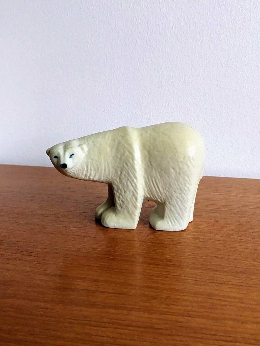 Vintage Beige Cream Lisa Larson Polar BEAR isbjörn Gustavsberg Lilla Skansen/nordic Zoo Series ...