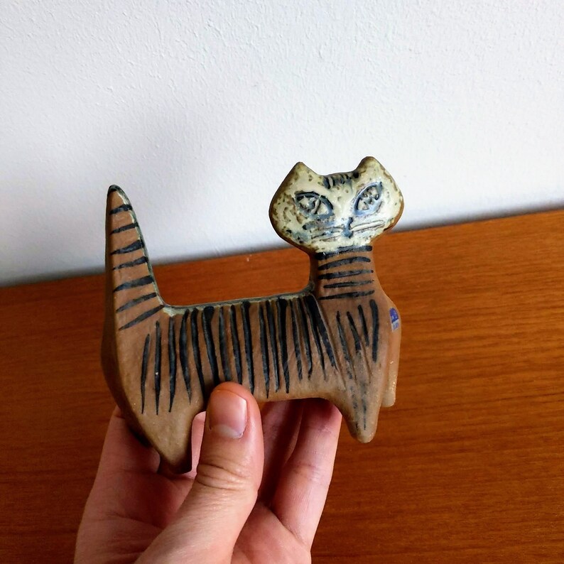 LISA LARSON Cat Gustavsberg Lilla Zoo Series MCM - Etsy