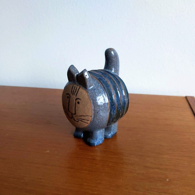 Vintage Lisa Larson Small Cat Katt Menageri Series - Etsy