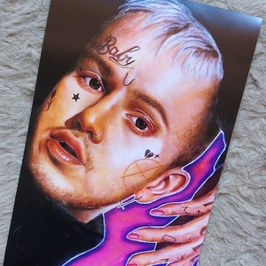 Lil Peep Art Print Poster - Etsy