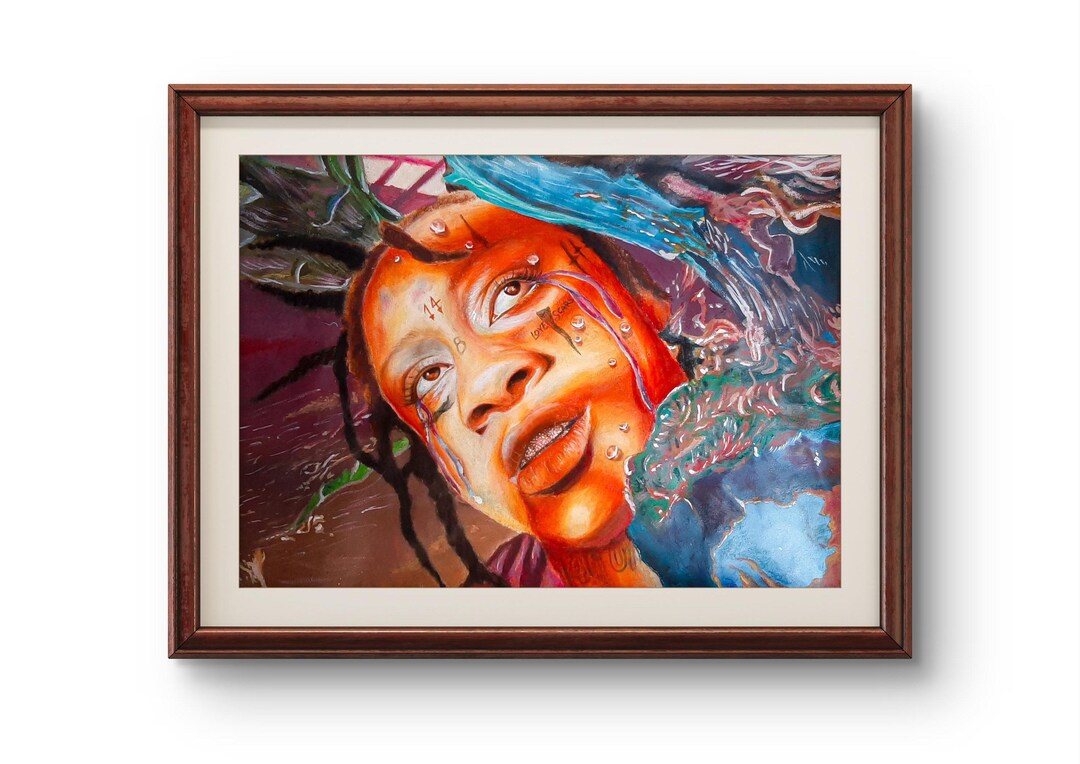 Trippie Redd Art Poster Print - Etsy