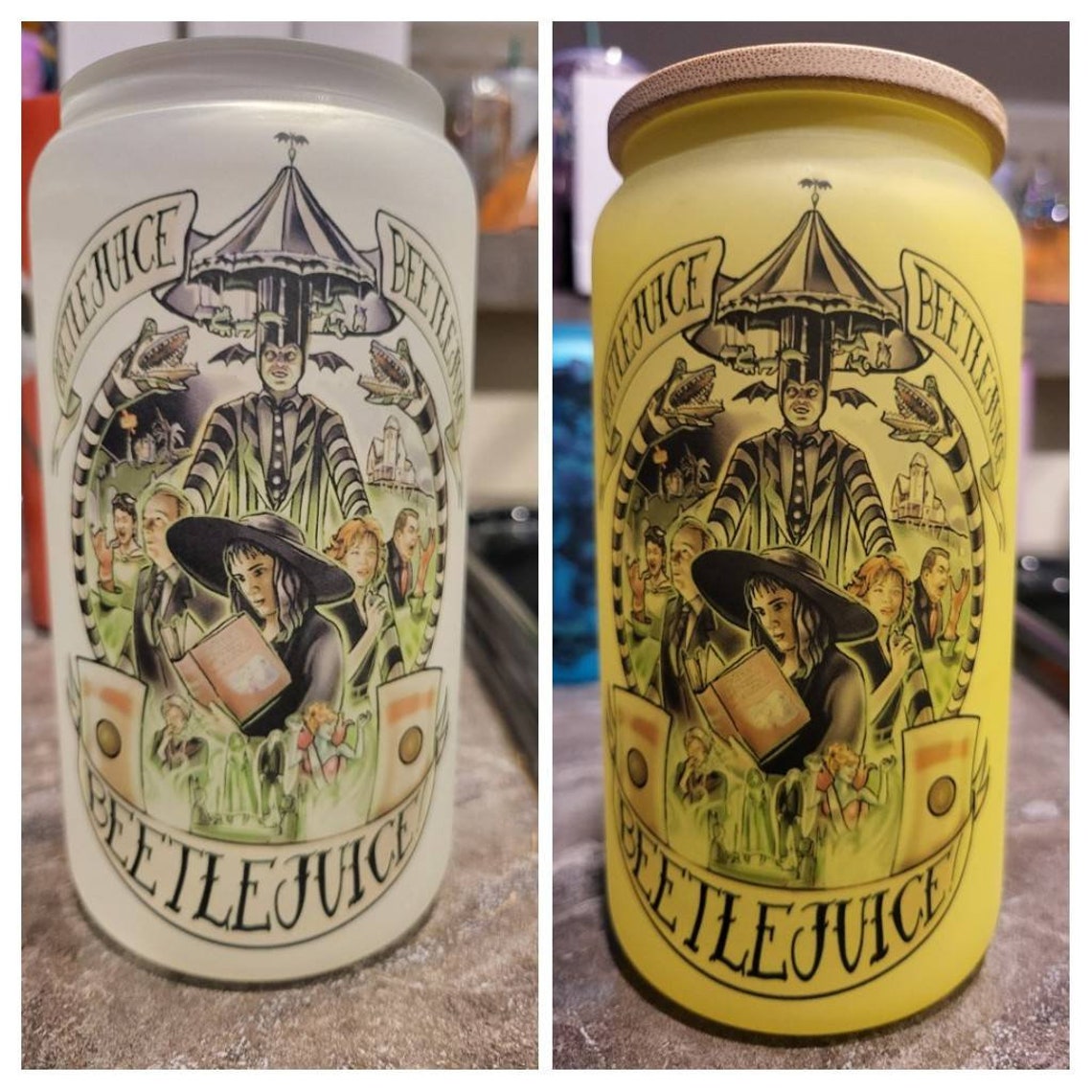 Custom Made 16 Oz Color Changing Glass Cups - Etsy