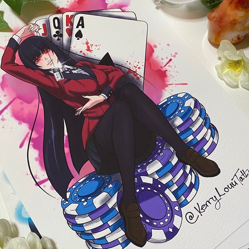 Kakegurui Tattoo Design Print - Etsy