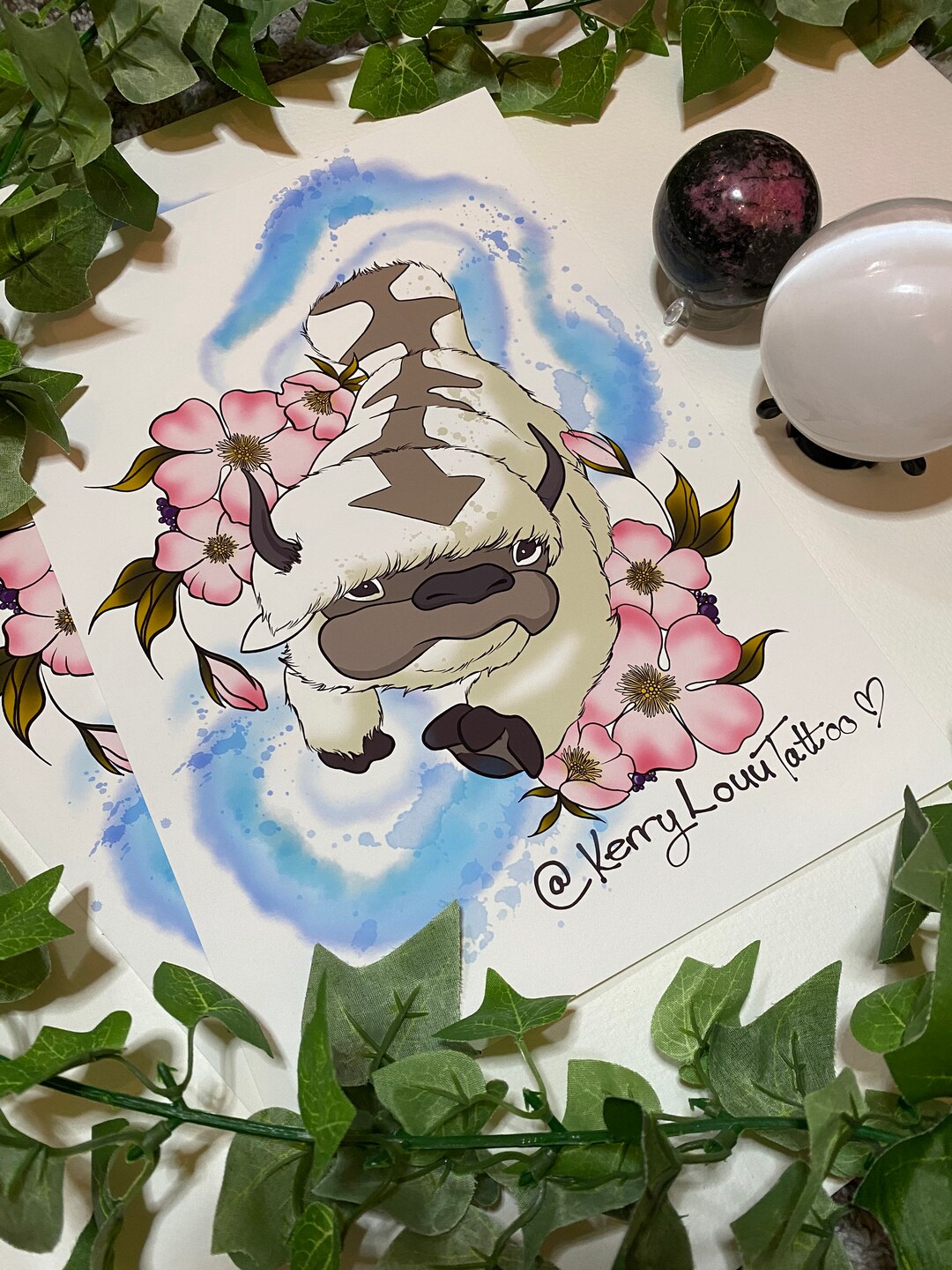 Avatar Appa Tattoo Design Print - Etsy 日本