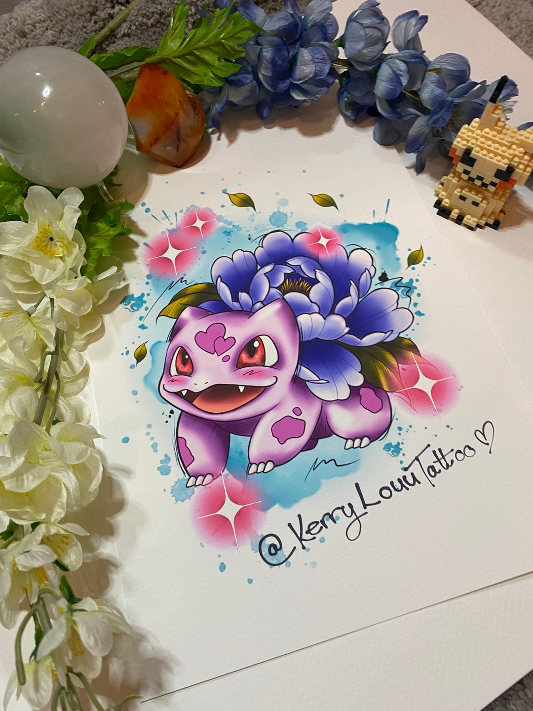 Pink Bulbasaur - Etsy