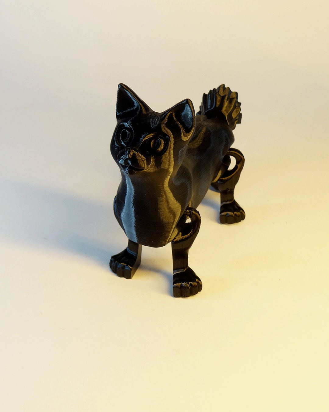 The Cat Articulating 3d Printed Toy. Single Color - Etsy