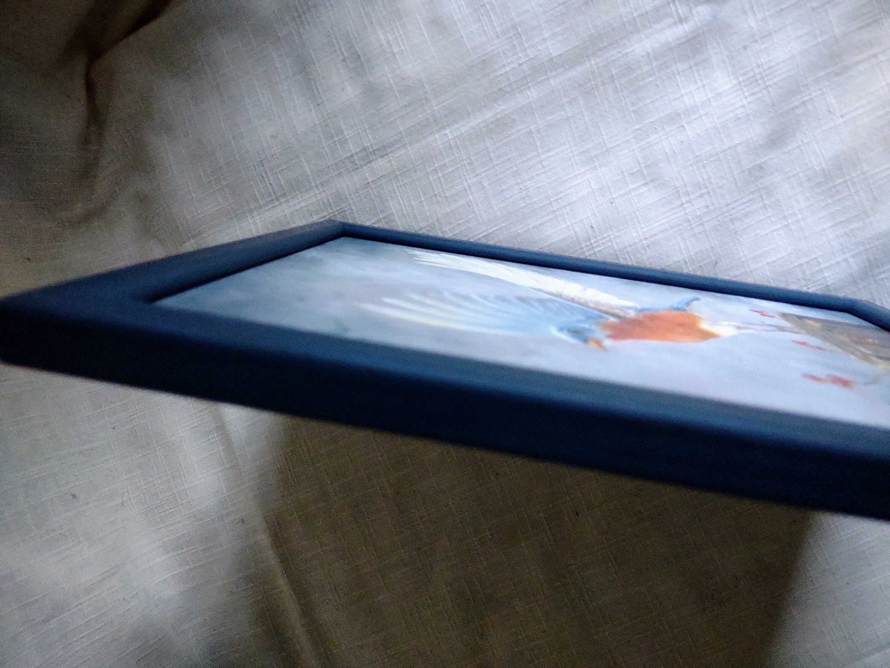 Original Framed Oil Painting Bluebird Painting Bird Lovers - Etsy