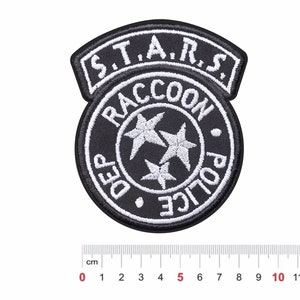 Resident Evil - STARS RPD - Hook/loop - Iron/sew on - Embroidered Patch ...