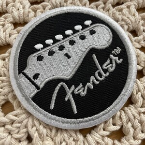 Guitar Headstock - Embroidered Patch - Iron/sew on - 8cm - Etsy
