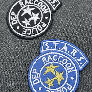 Resident Evil - STARS RPD - Hook/loop - Iron/sew on - Embroidered Patch ...