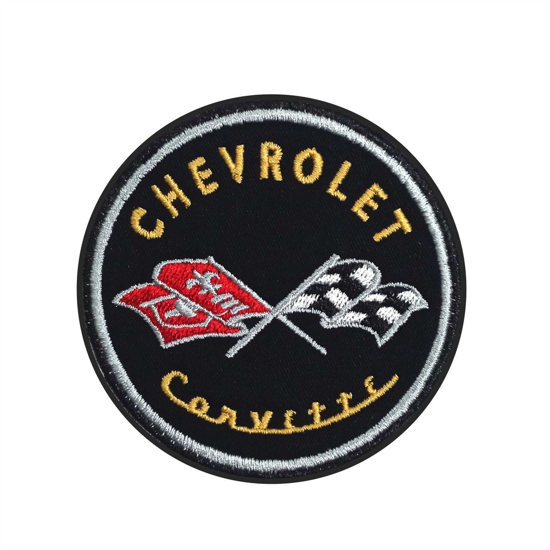 Corvette 1953 Logo Embroidered Patch Iron/sew on 85mm - Etsy