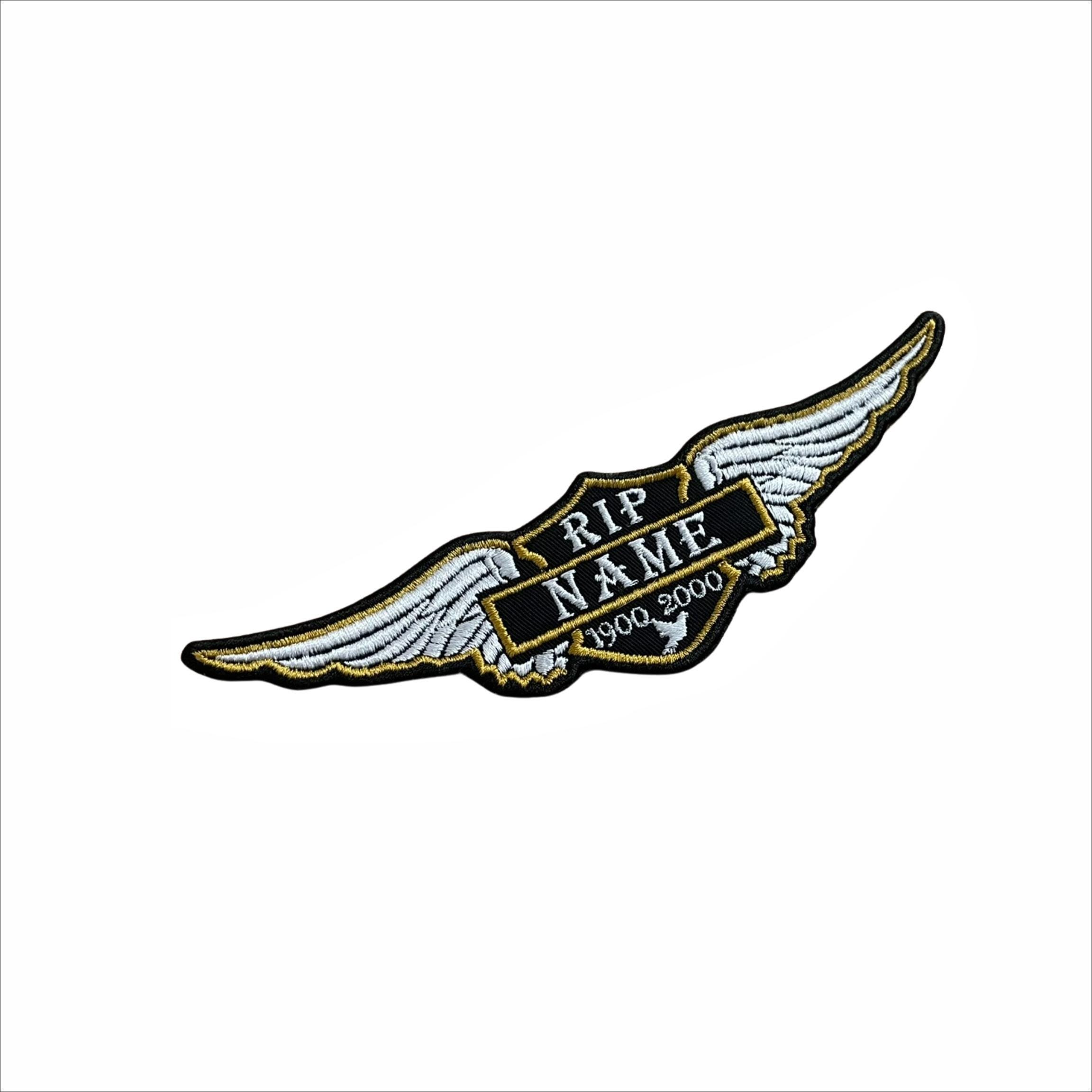 Biker Memorial Custom Patch - in Memory of Your Love One - 3 Styles - Etsy