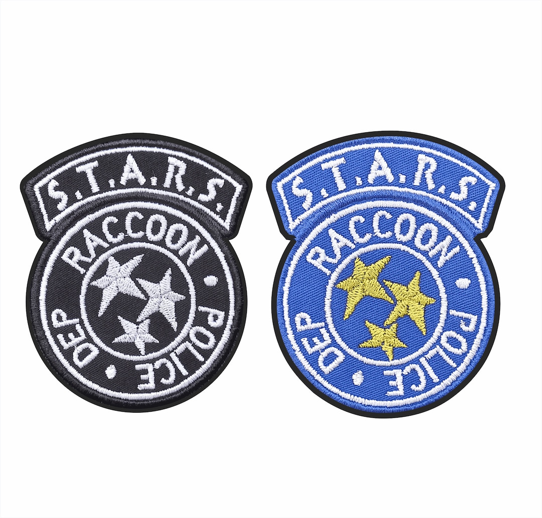 Resident Evil - STARS RPD - Hook/loop - Iron/sew on - Embroidered Patch ...
