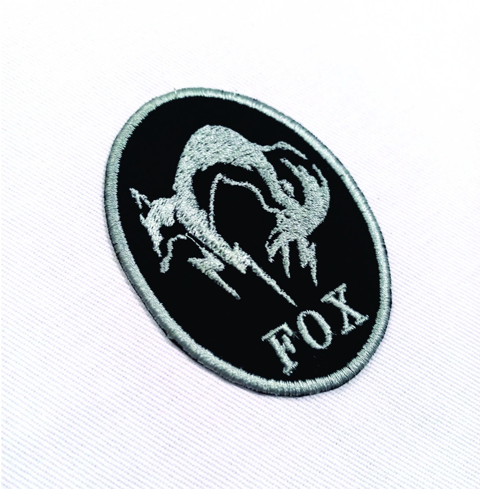 FOX - Metal Gear - Embroidered Patch - Iron/sew on - 85mm - Etsy