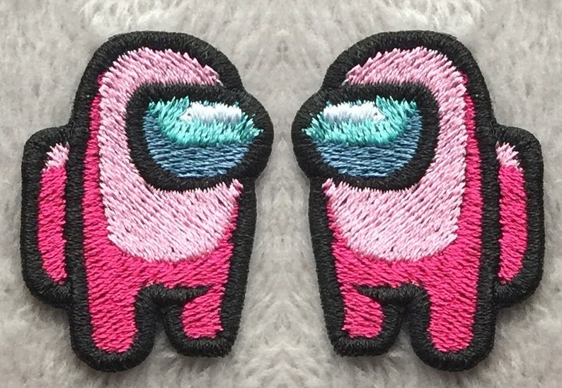 Among Us Embroidered Patch Iron/sew on 4cm - Etsy