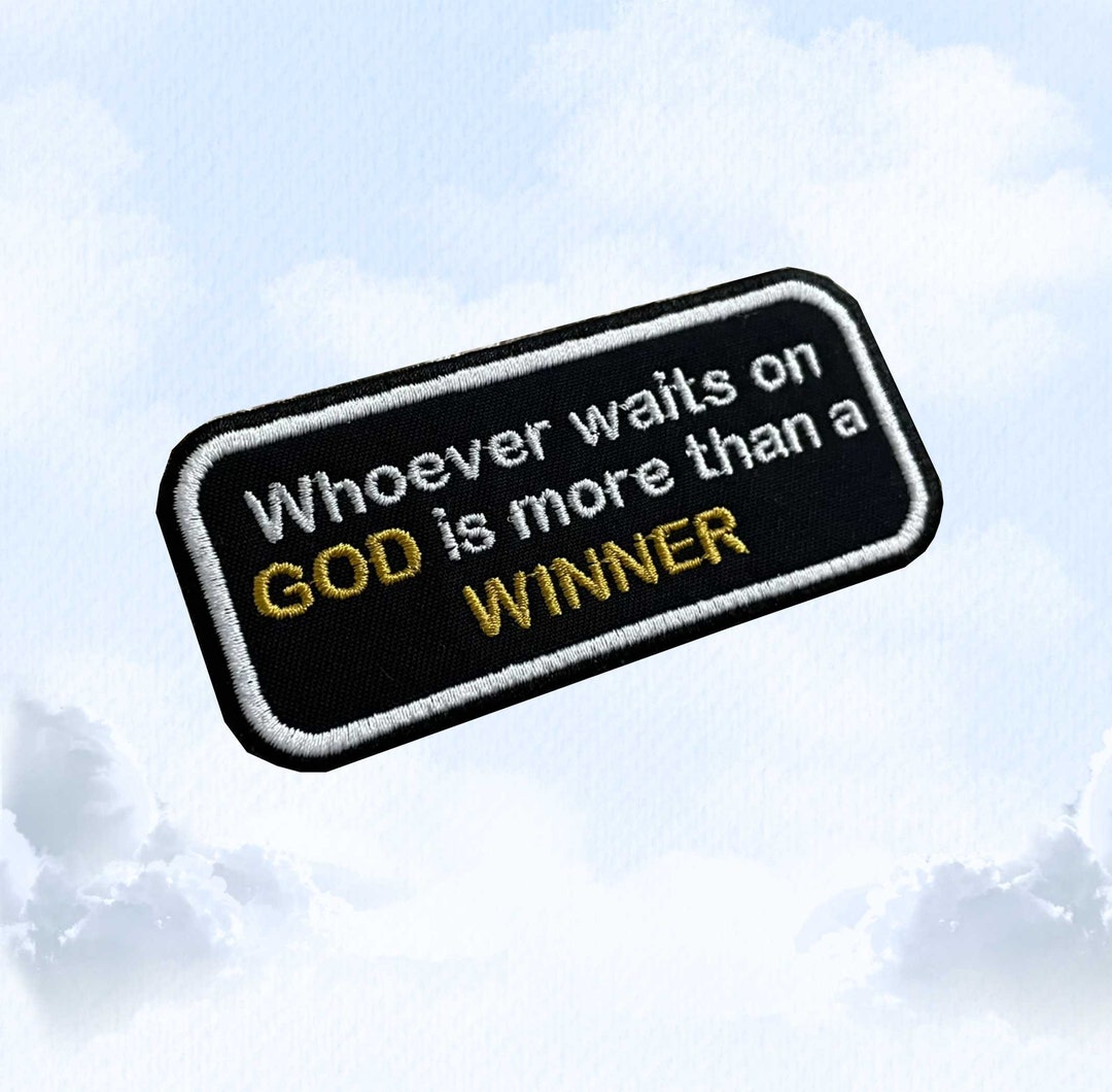 We Are More Than Winners - Gospel Patch - Embroidered Patch - Iron/sew ...