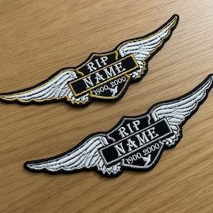 Biker Memorial Patch - Etsy