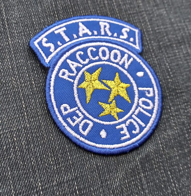 Resident Evil - STARS RPD - Hook/loop - Iron/sew on - Embroidered Patch ...