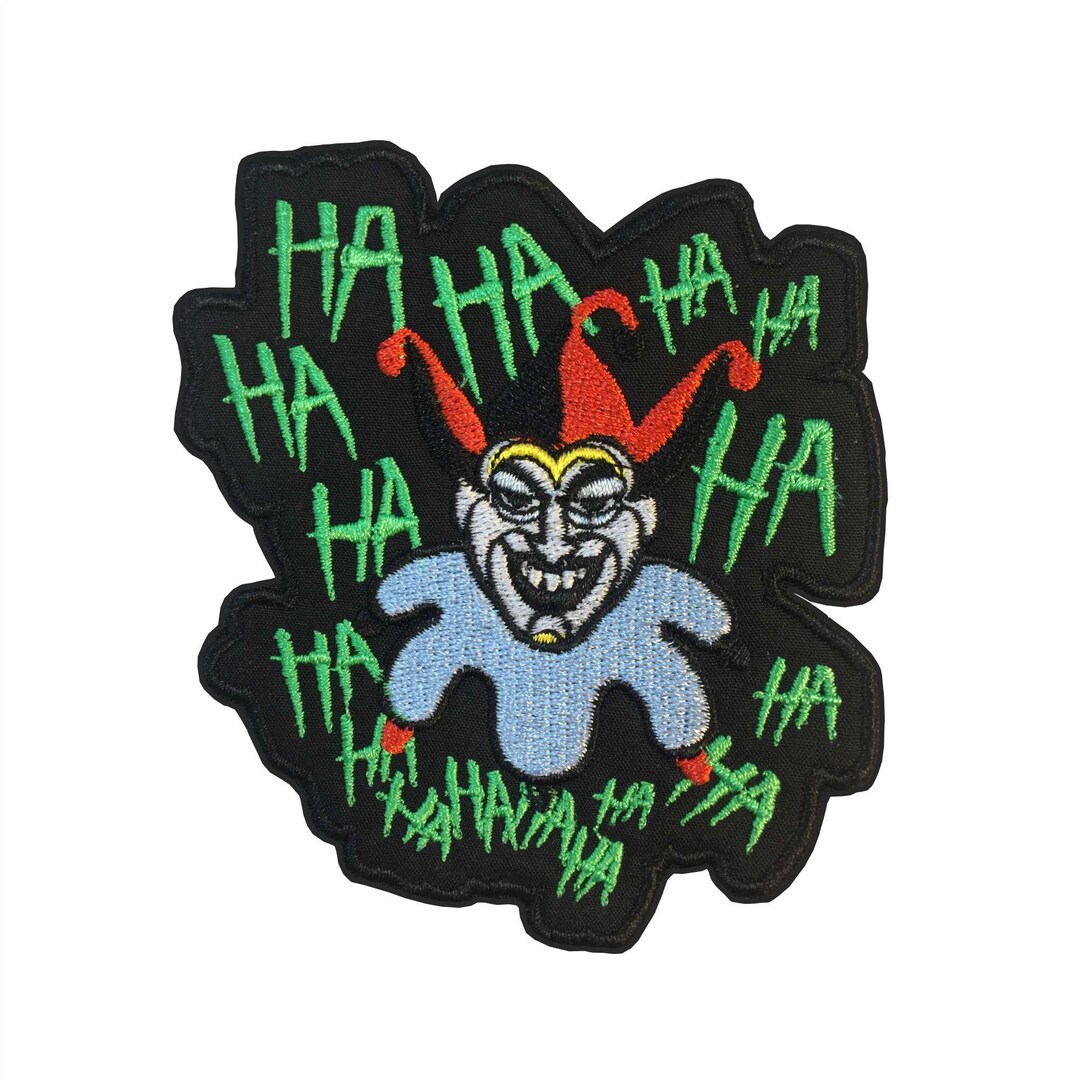 Joker - Embroidered Patch - Iron/sew on - 85mm - Etsy