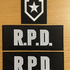 Resident Evil - RPD Kit - Embroidered Patch - Iron/sew on - Loop & Hook ...