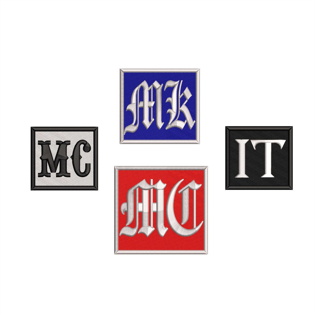 Motorcycle Club (MC) Rocker Patch - Customize Color, Font and Size ...