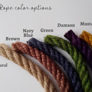 Rustic Rope Pulls, Natural Jute Rope Handles, Farmhouse Knobs and Pulls ...