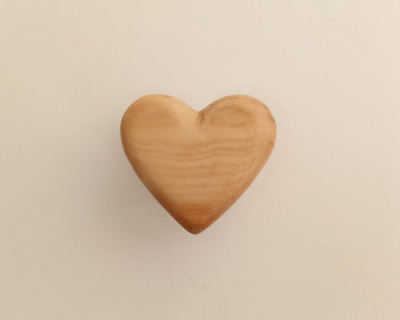Wood Drawer Knobs Heart Knobs Boho Drawer Knobs Natural Knobs - Etsy