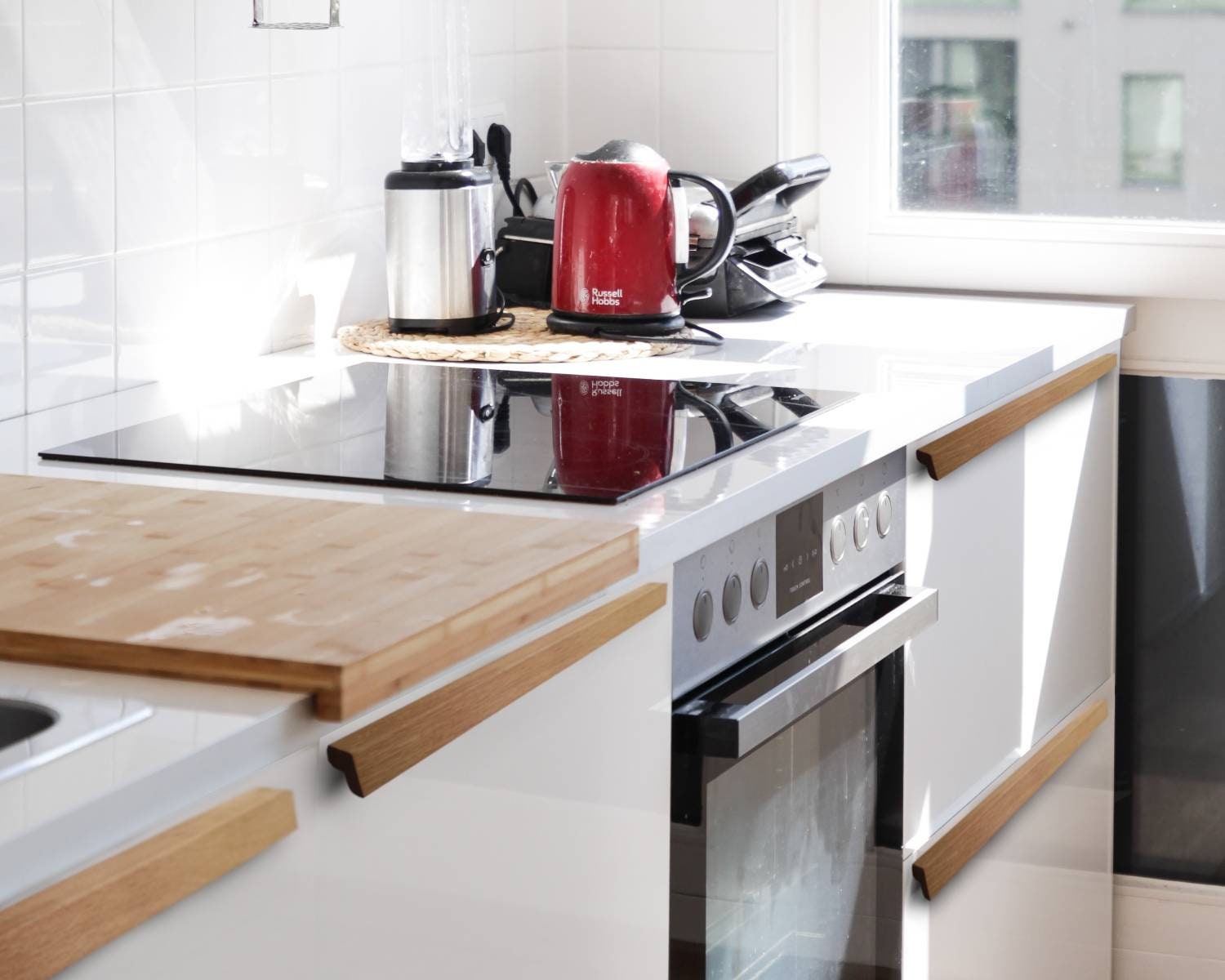 Large Wood Drawer Handles 60cm 80cm 100cm Oak Cabinet Pulls | Etsy