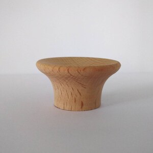 Wood Drawer Knobs, Concave Knobs 1.7 1.9 45 55mm Large Wood Knobs ...