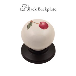 Fruit Knobs Cherry Knob Porcelain Knobs Vintage Style Fruit Drawer ...
