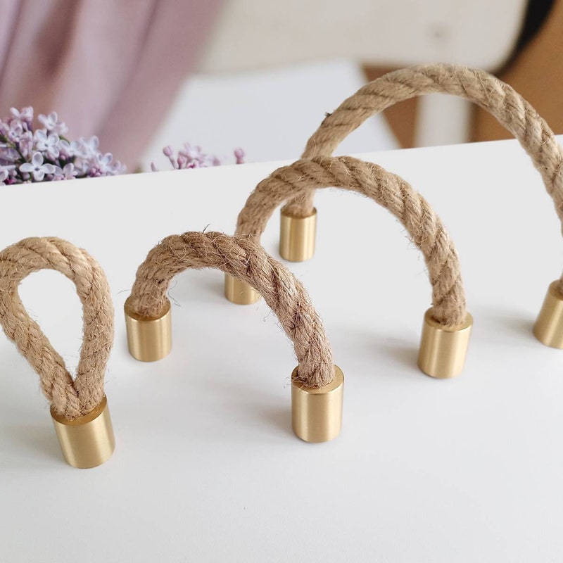 Rope Drawer Pulls - Etsy