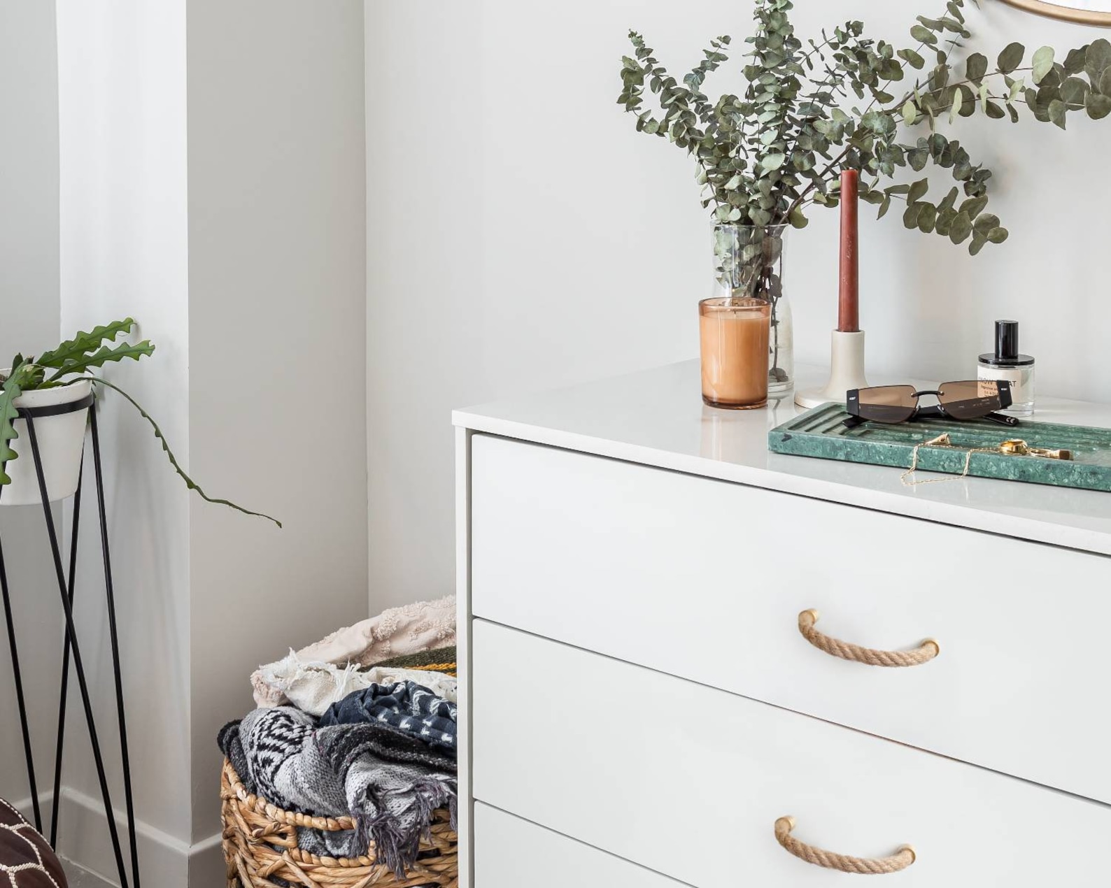 Brass Rope Drawer Pulls Rope Pulls Boho Drawer Pulls - Etsy