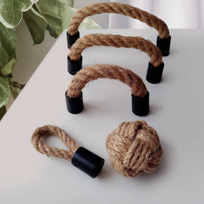 Rope Handle With Brass - Etsy