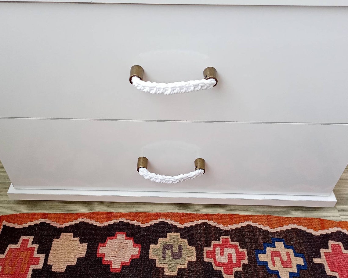 Rope Drawer Pulls Beach Drawer Pulls Nautical Drawer Pulls | Etsy