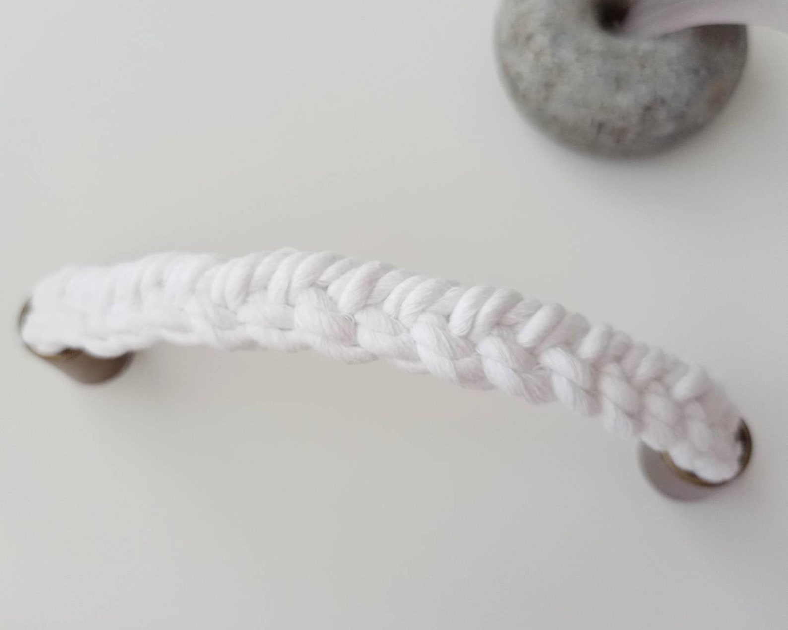 Braided Cotton Rope Drawer Pulls: Boho Nautical Decor - Etsy