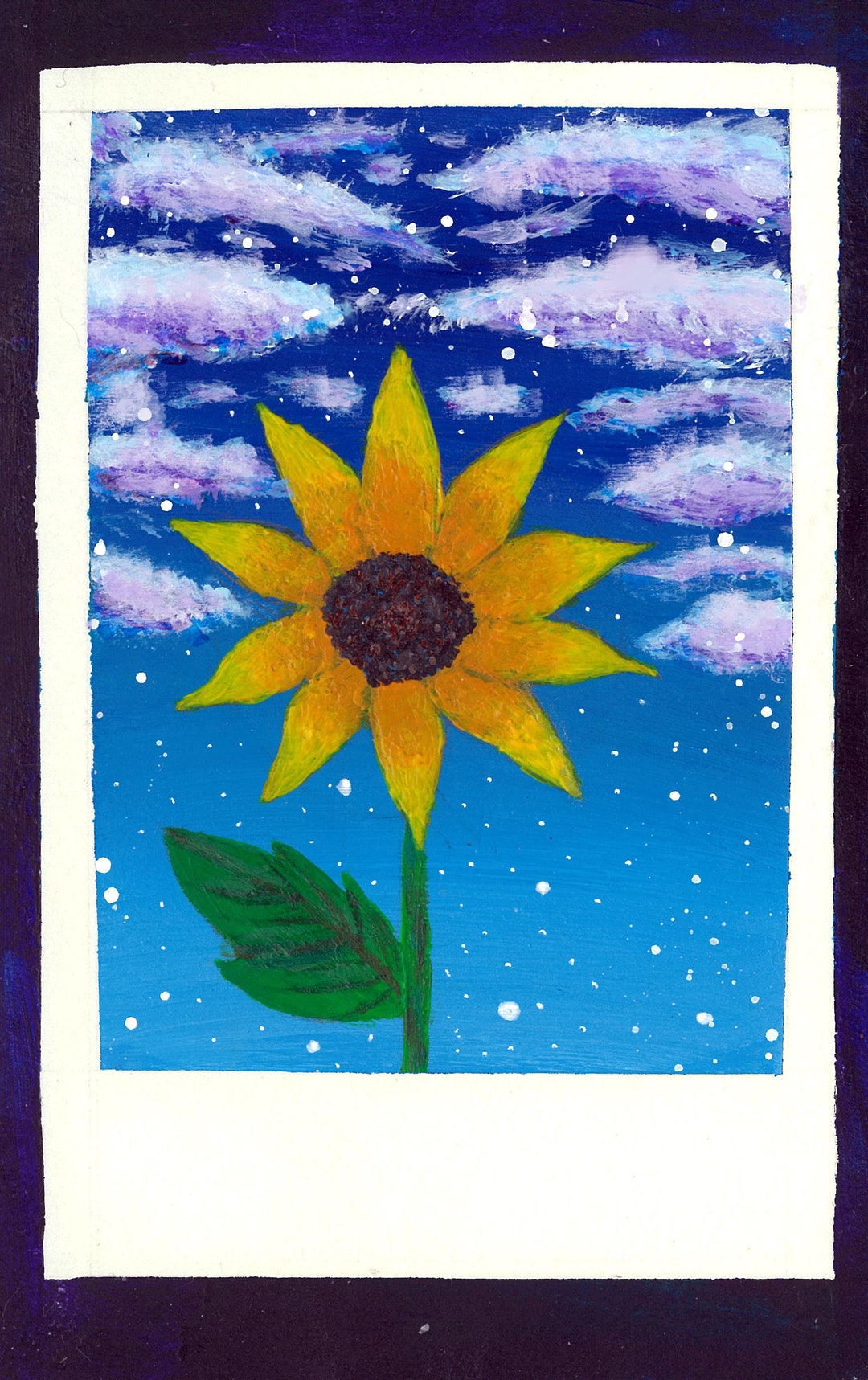 Sunflower Polaroid Print - Etsy