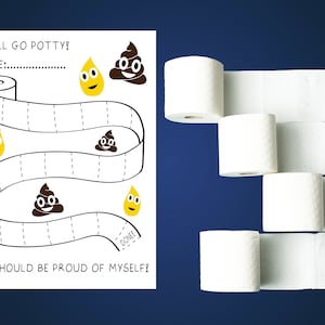 Potty Training Chart | Sticker Chart | Learn to Go to the Bathroom ...